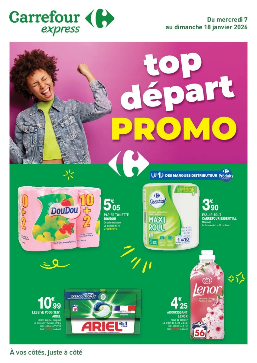 Promos Carrefour Express du 07/01/2026 au 18/01/2026 - Top départ promo