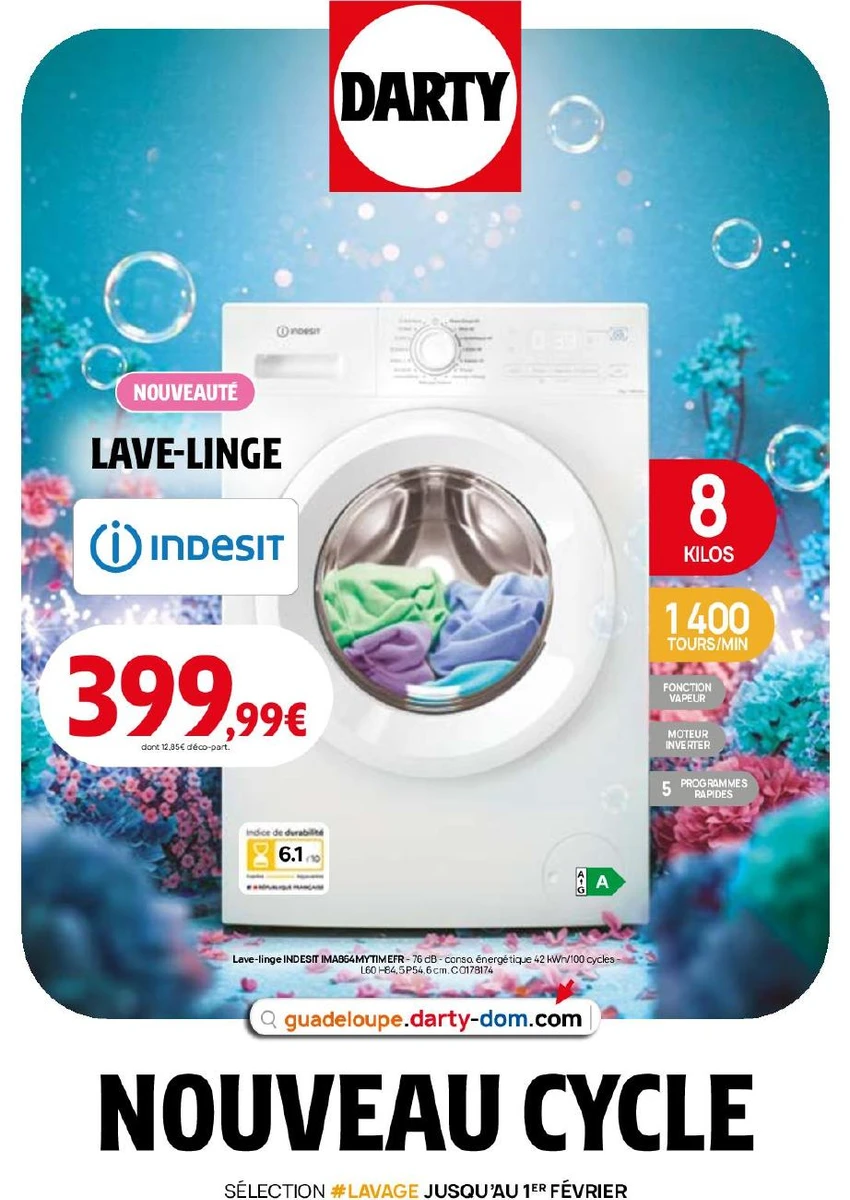 Catalogue Darty du 22/01/2026 au 01/02/2026 - Nouveau cycle