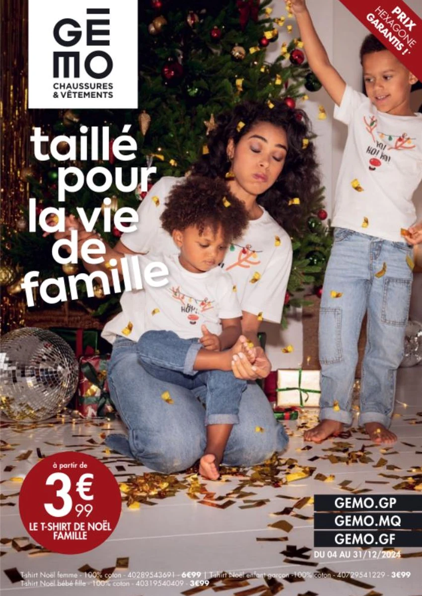 Promos Gémo du 04/12/2024 au 31/12/2024 - Gémo, taillé pour la vie de ...
